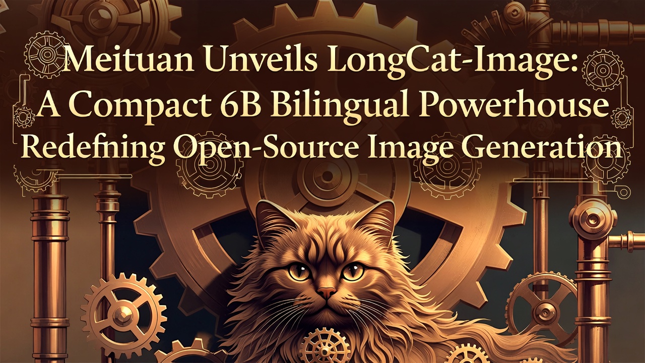 Meituan Unveils LongCat-Image: A Compact 6B Bilingual Powerhouse Redefining Open-Source Image ...