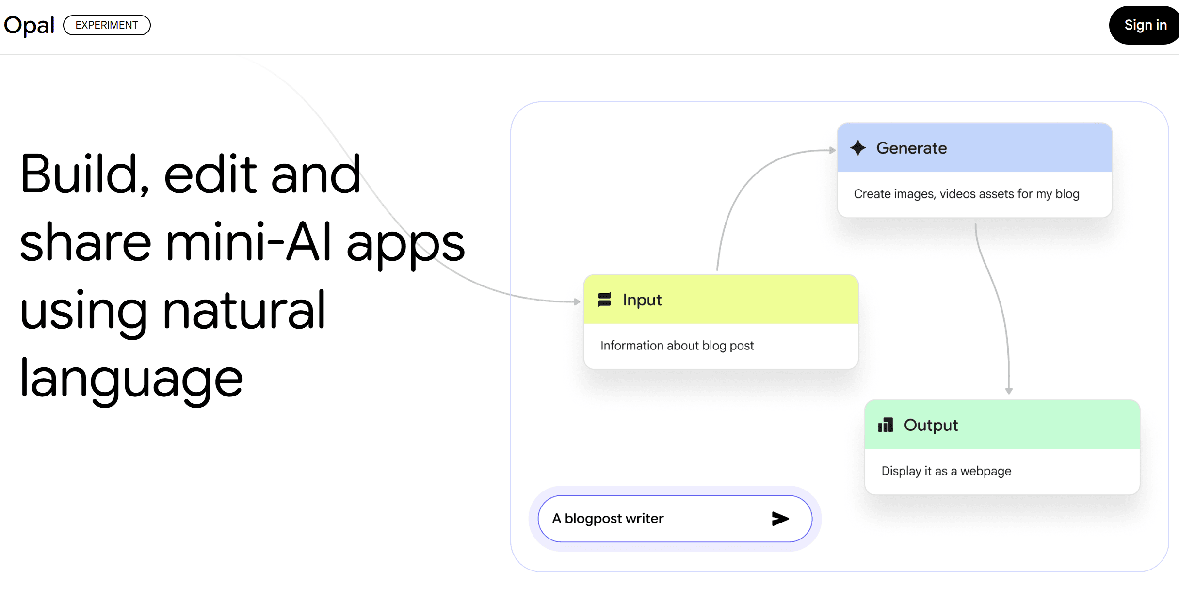 Google Launches Opal: A Visual Builder for Creating and Publishing AI ...