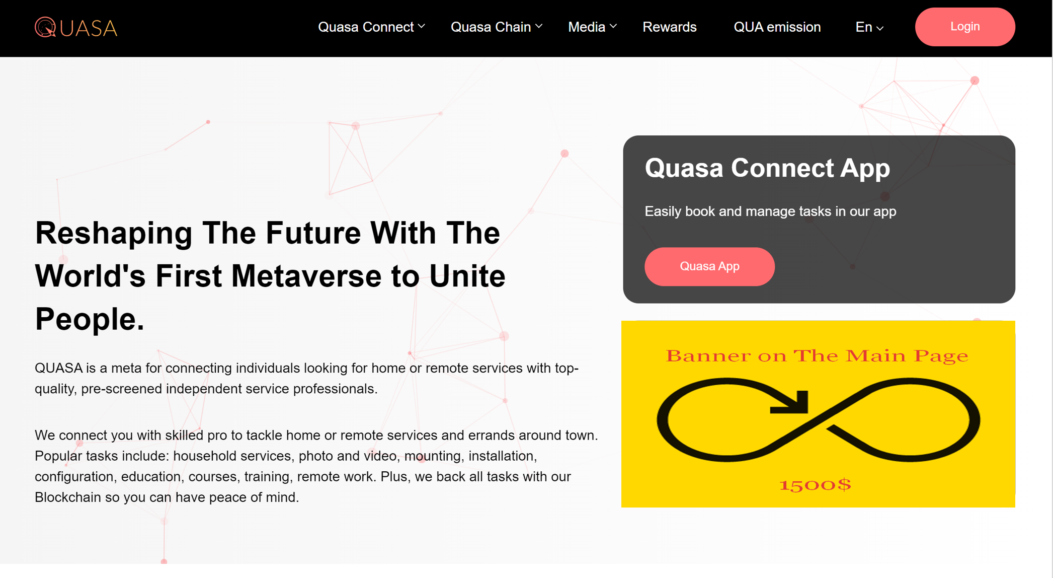 Banner Placement on QUASA: Current Prices and Formats