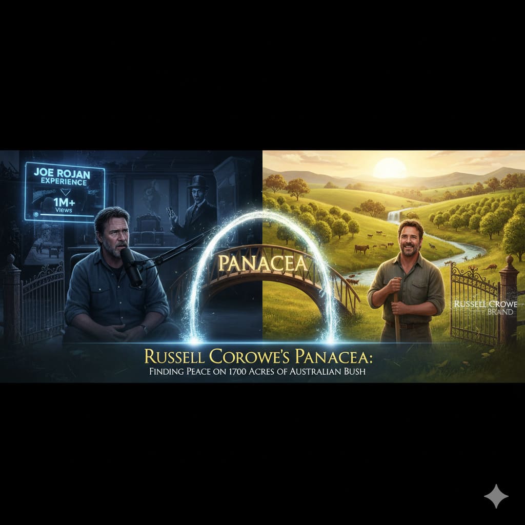 The Panacea of the Bush: Russell Crowe on Joe Rogan, The Farm, and ...