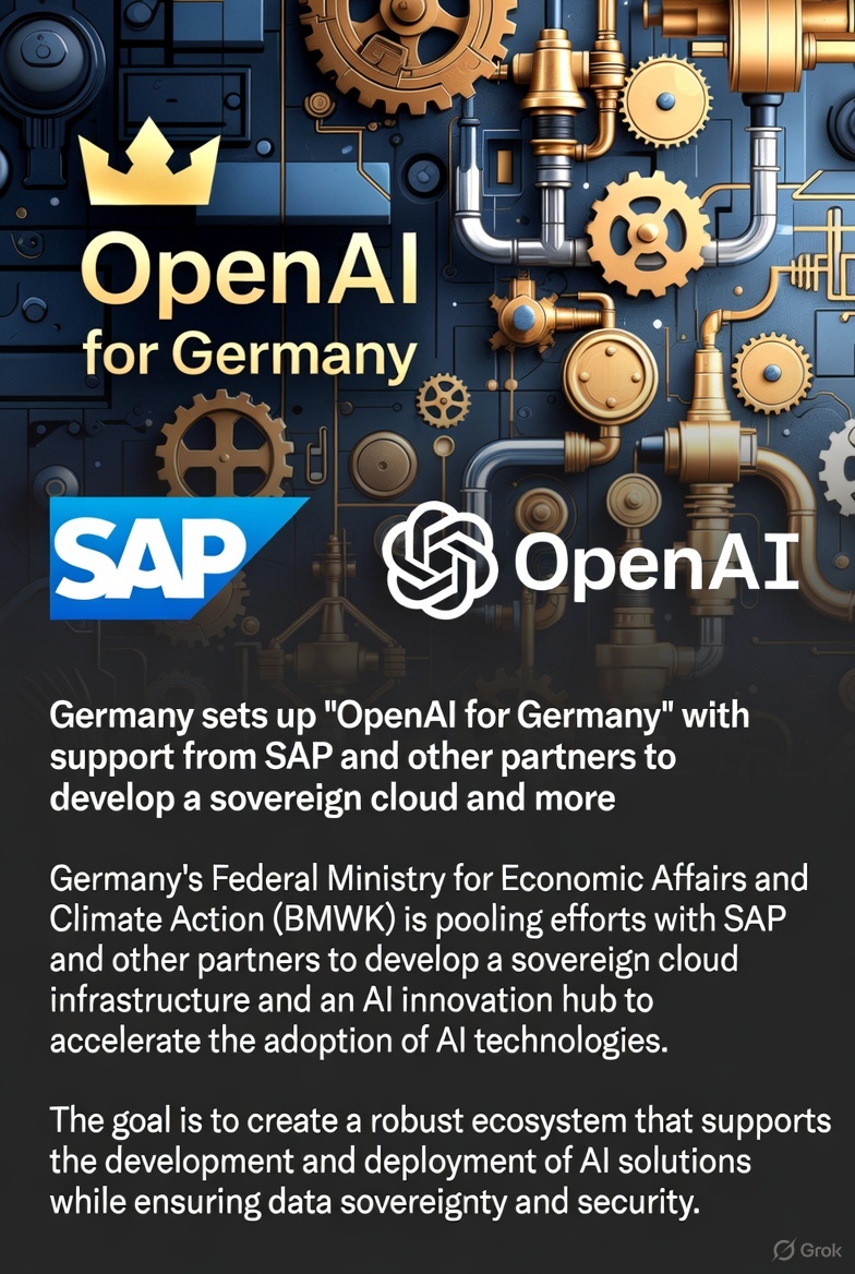 Germany’s Sovereign AI Leap: SAP and OpenAI Launch "OpenAI for Germany ...