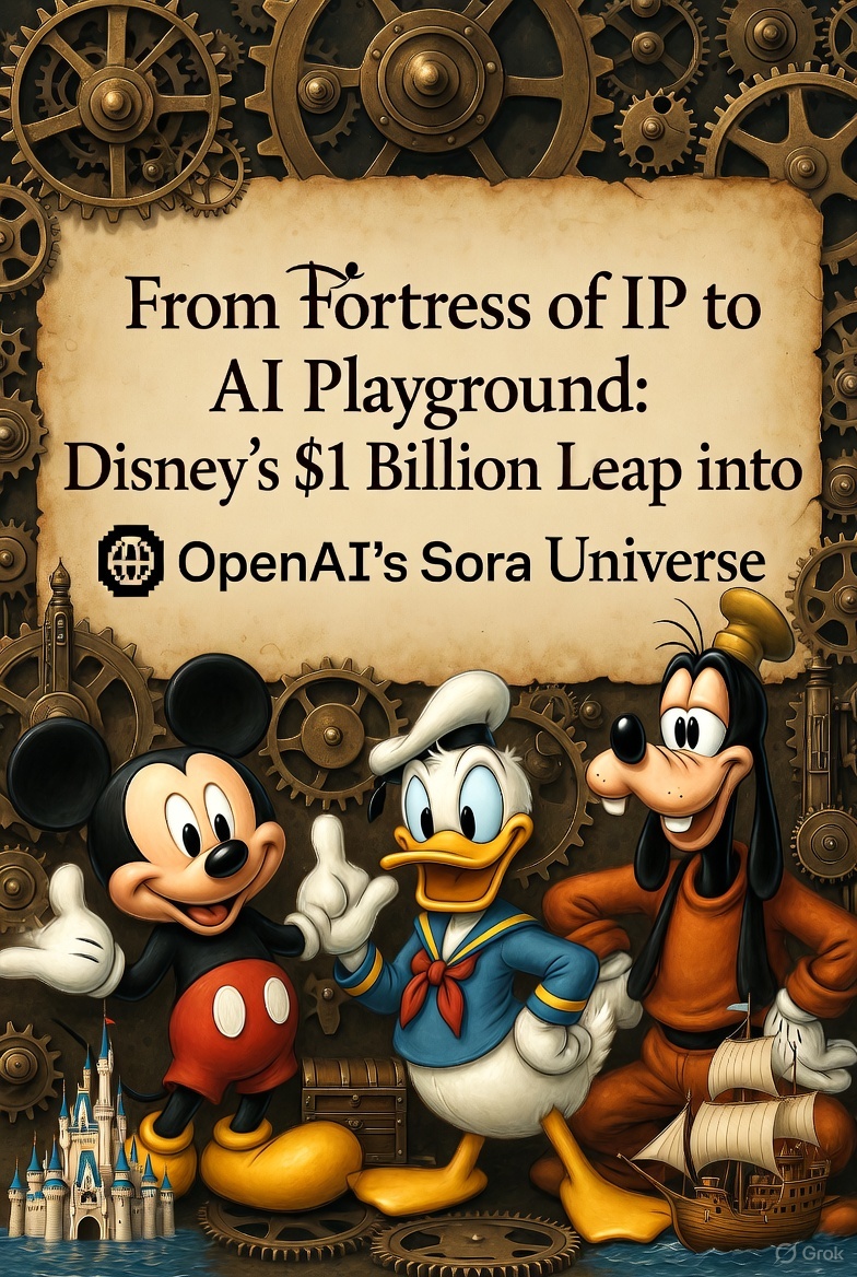 From Fortress of IP to AI Playground: Disney's $1 Billion Leap into ...
