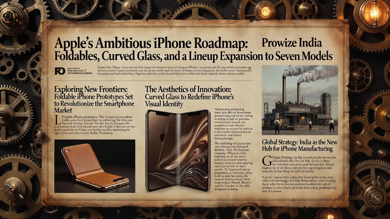 Apple's Ambitious iPhone Roadmap: Foldables, Curved Glass, and a Lineup ...