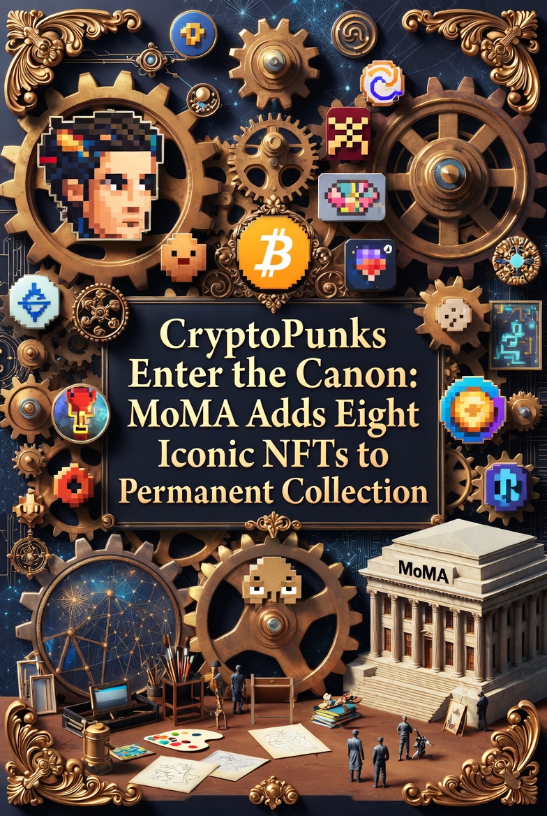 CryptoPunks Enter the Canon: MoMA Adds Eight Iconic NFTs to Permanent ...