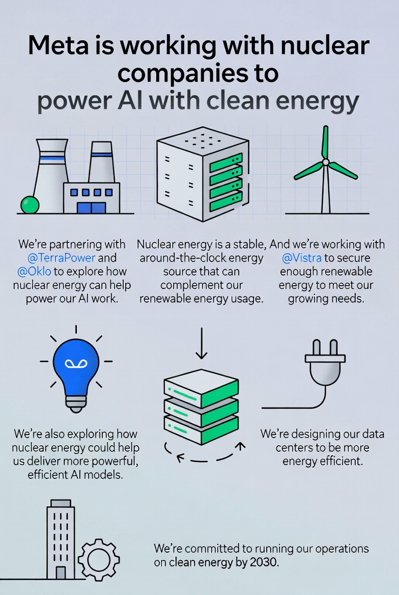 Meta's Nuclear Power Pivot: Fueling the AI Boom with Gigawatts of Clean ...