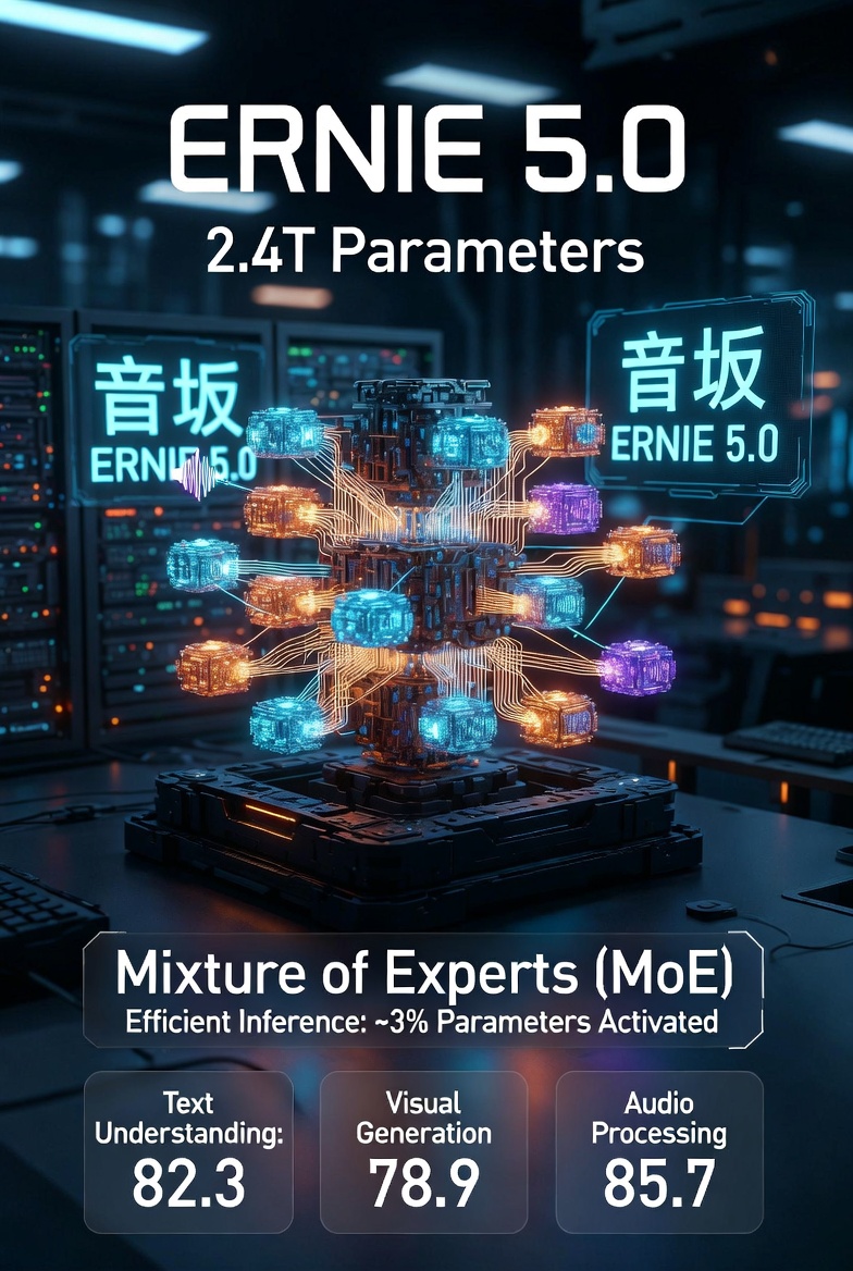 Baidu Releases ERNIE 5.0: A Multimodal AI Juggernaut with Efficient MoE ...